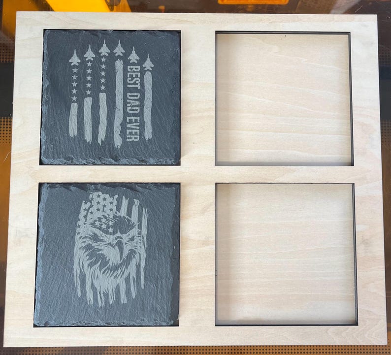 Square Slate Coaster Jig, SVG Cut File - Etsy