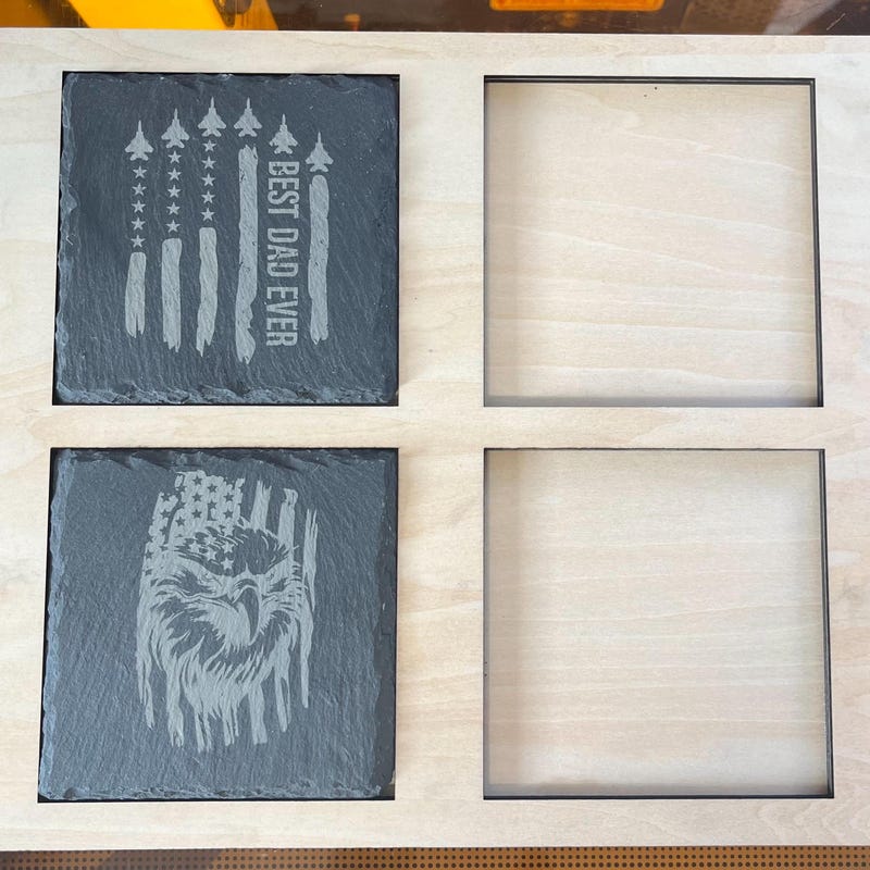 Slate Coasters - Etsy