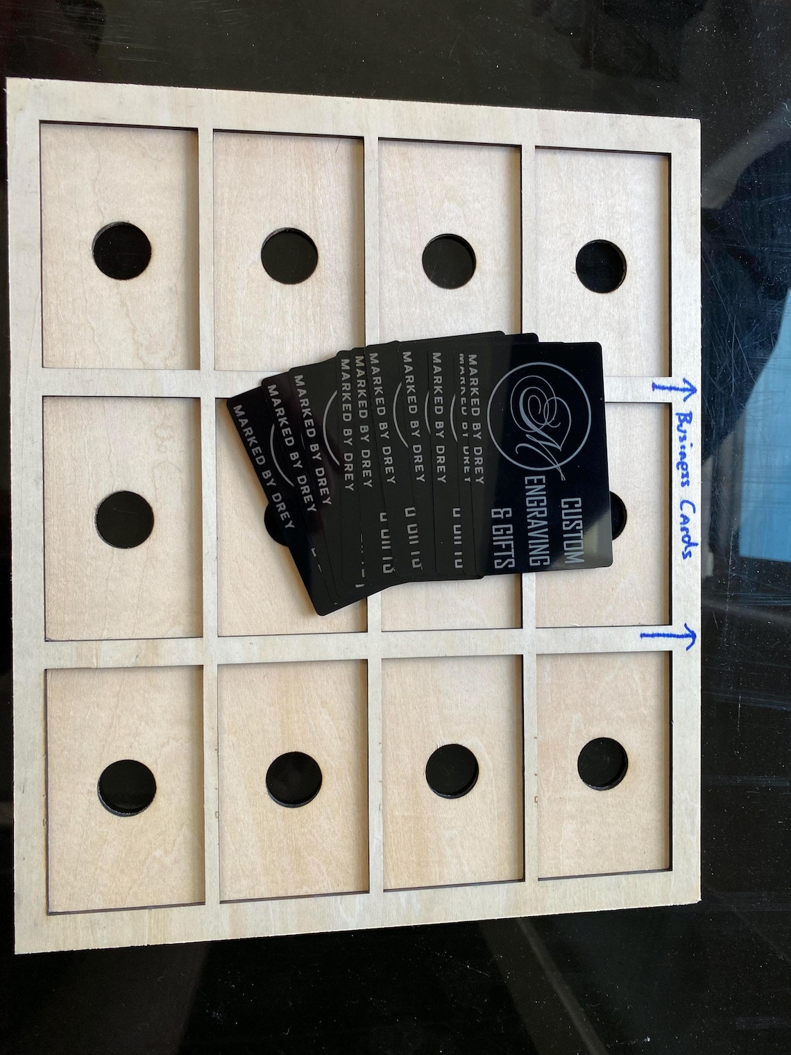 Metal Business Card Jig, SVG Cut File - Etsy