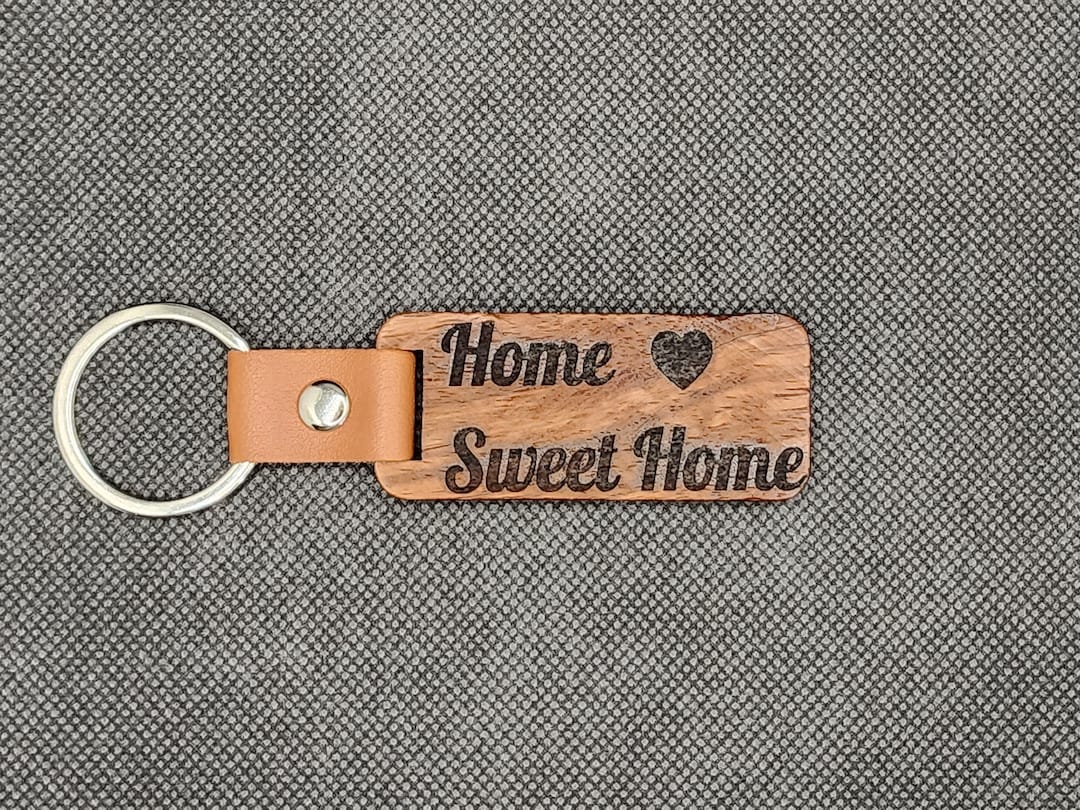 Wooden Key Chain - Etsy