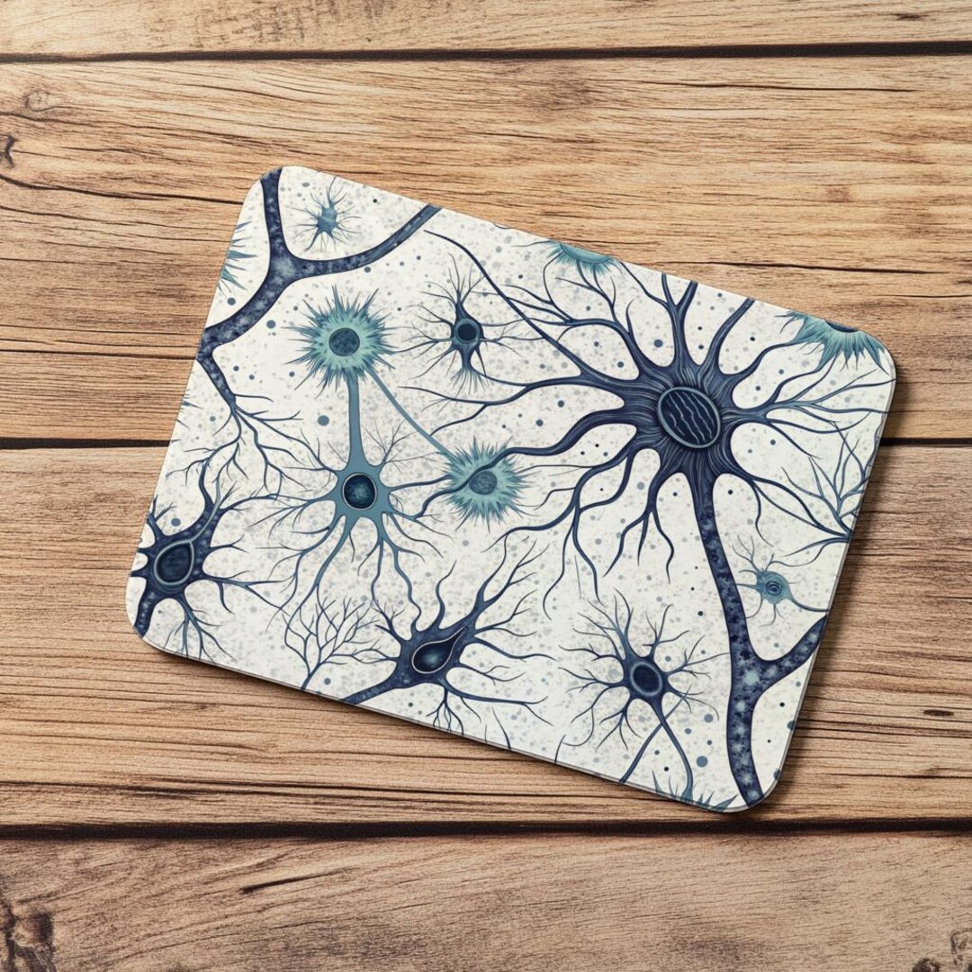 Neuron Pattern Mouse Pad: Science Desk Accessory, Scientist Gift - Etsy