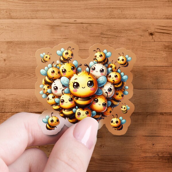 Cartoon Bee Decals - Etsy