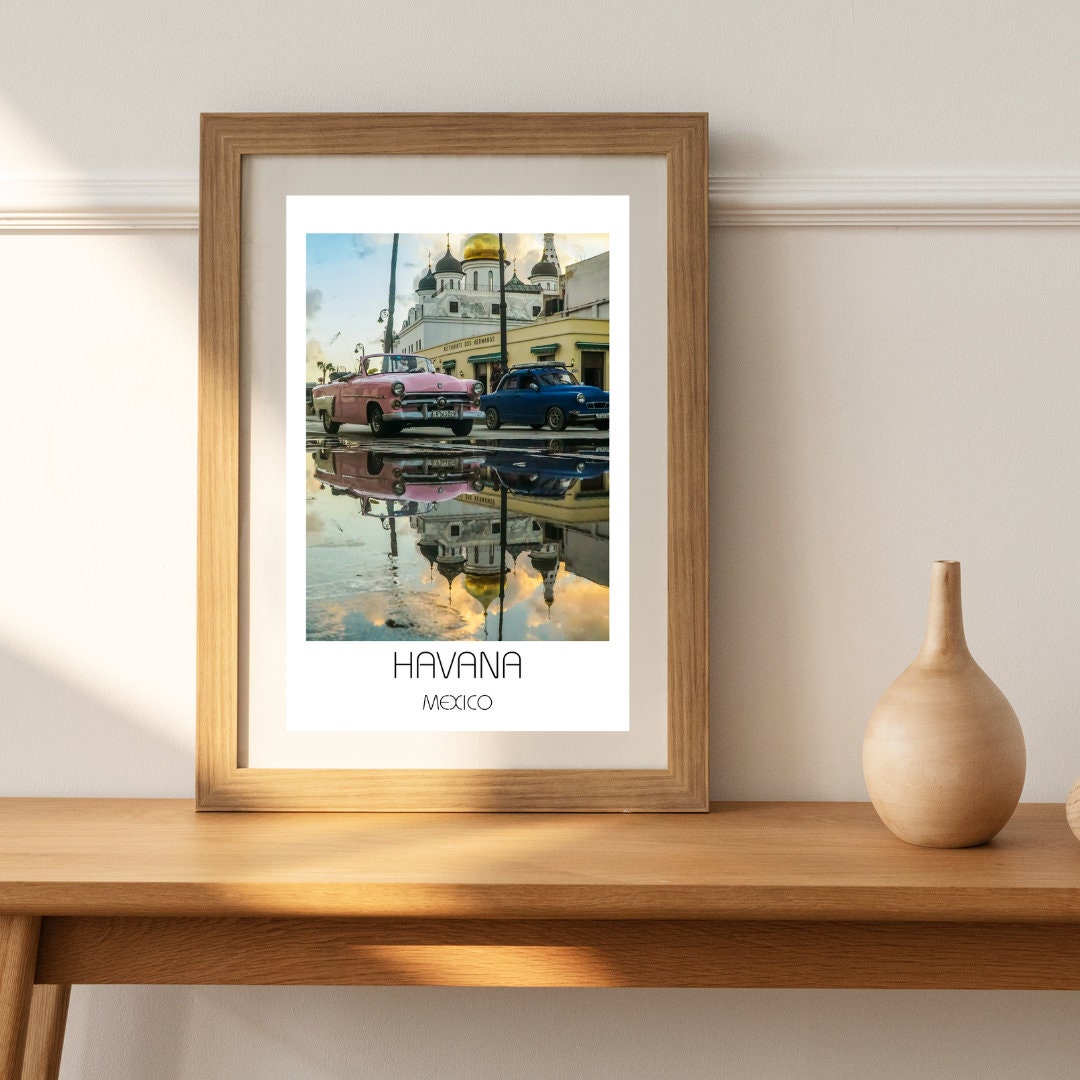 Havana Print DIGITAL DOWNLOAD City Print Colour Travel Poster Printable ...