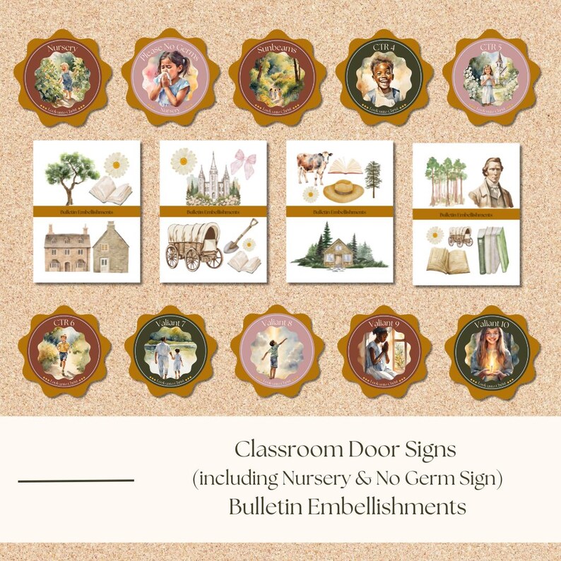 2025 Primary "look Unto Christ" Bulletin, Binder, & Classroom Kit, the ...