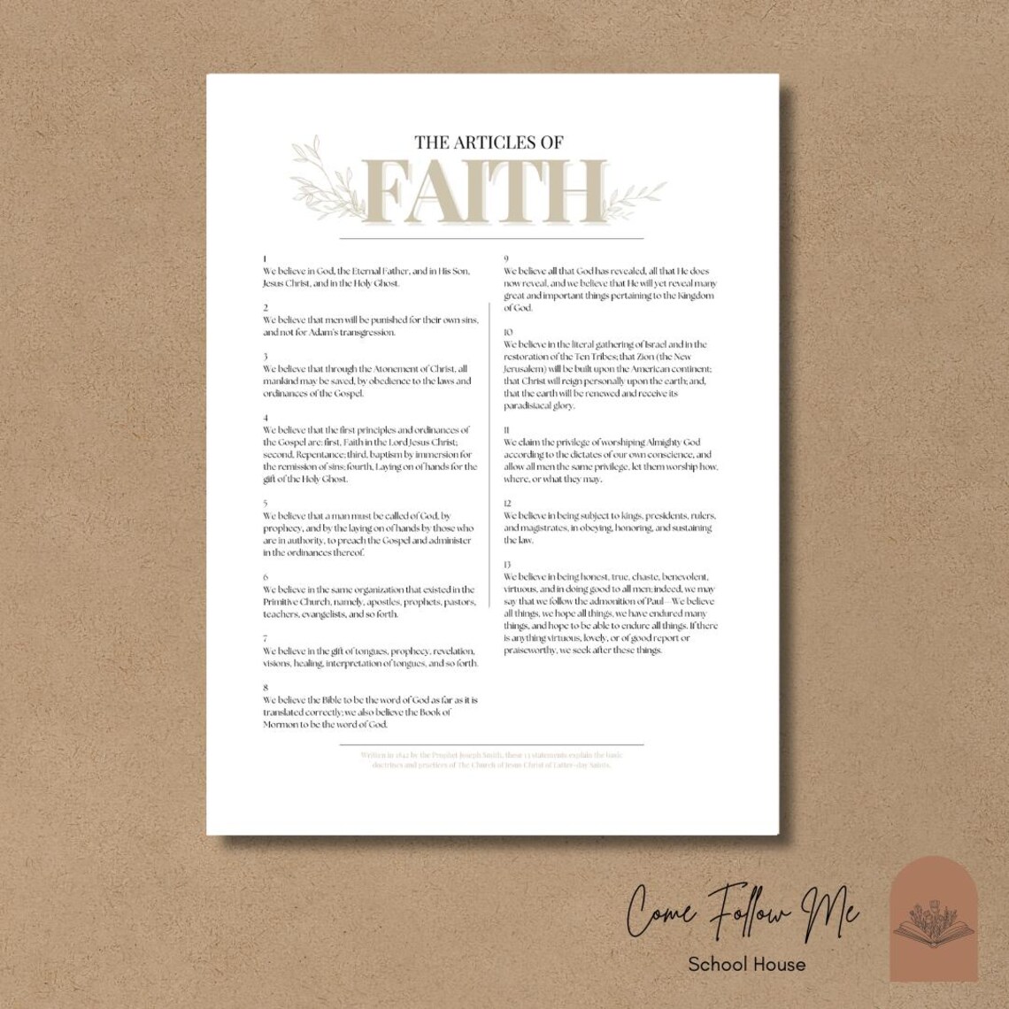 The Church of Jesus Christ Proclamation Posters (set of 4) - Etsy