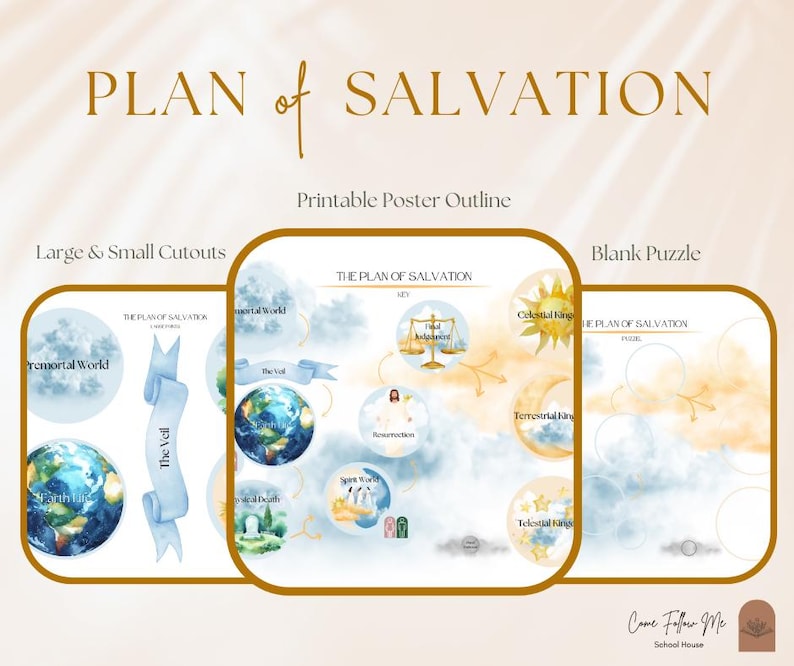 Plan of Salvation Bundle, Teaching Aid - Etsy