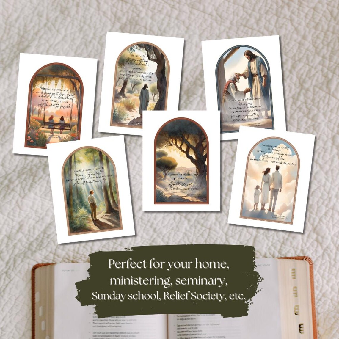 April '25 General Conference Quote Cards, Handout, Digital Download ...