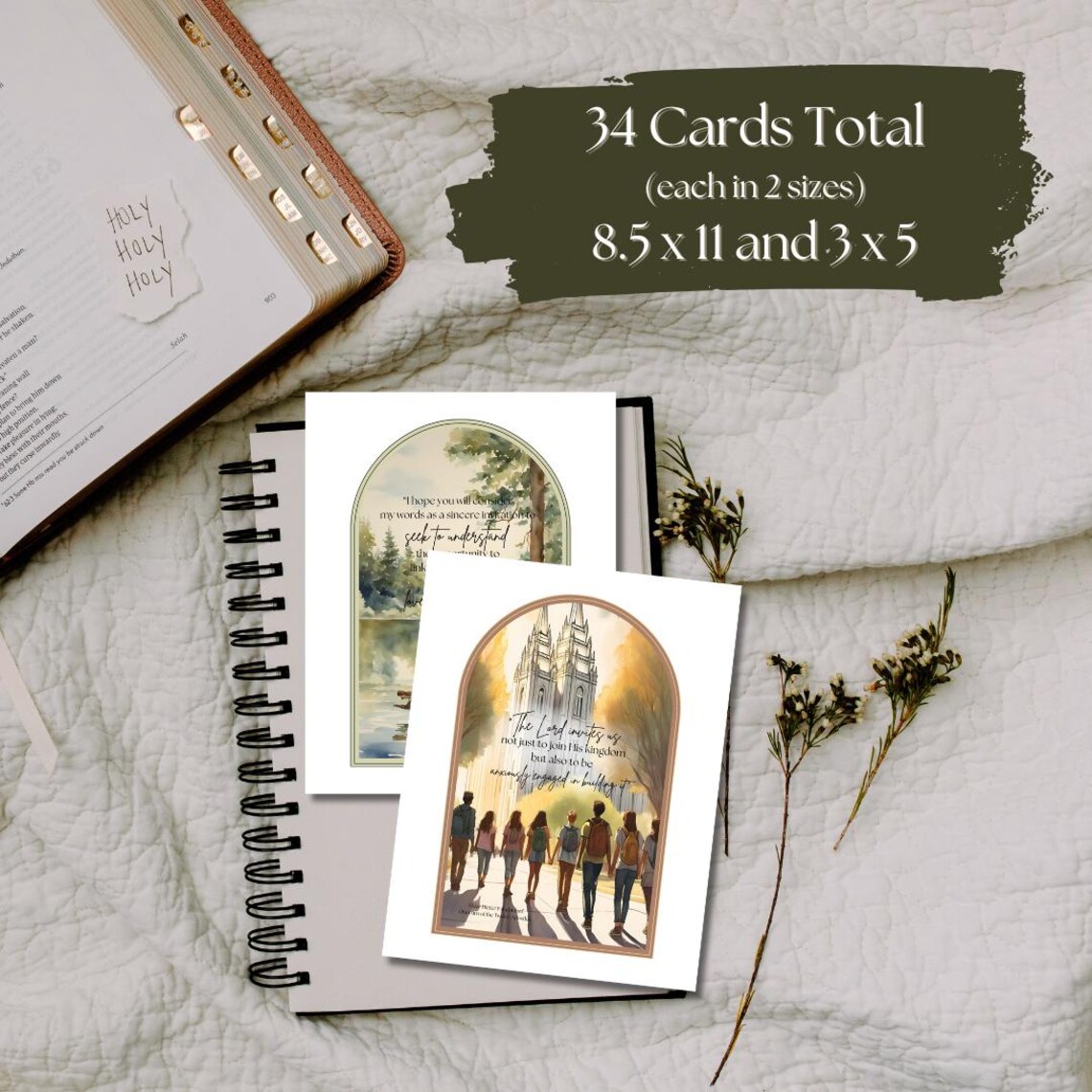 April '25 General Conference Quote Cards, Handout, Digital Download ...