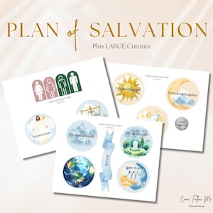 Plan of Salvation Bundle, Teaching Aid - Etsy