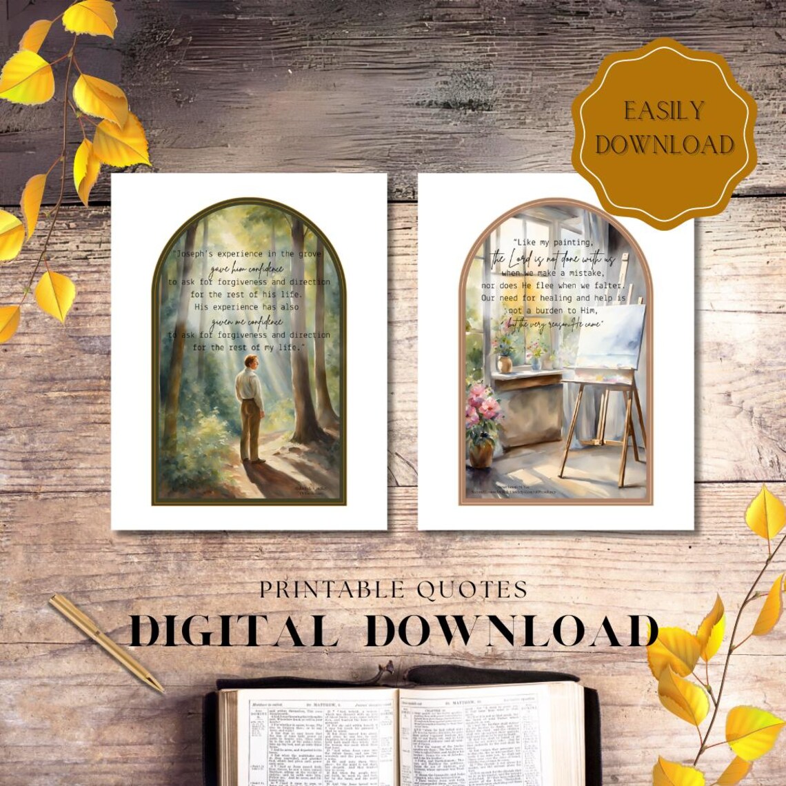 October 2024 General Conference Quote Cards - Etsy