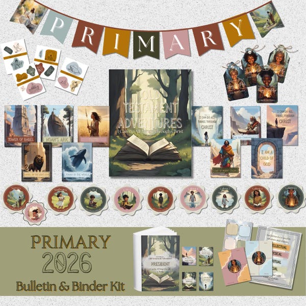 Lds 2026 Primary - Etsy