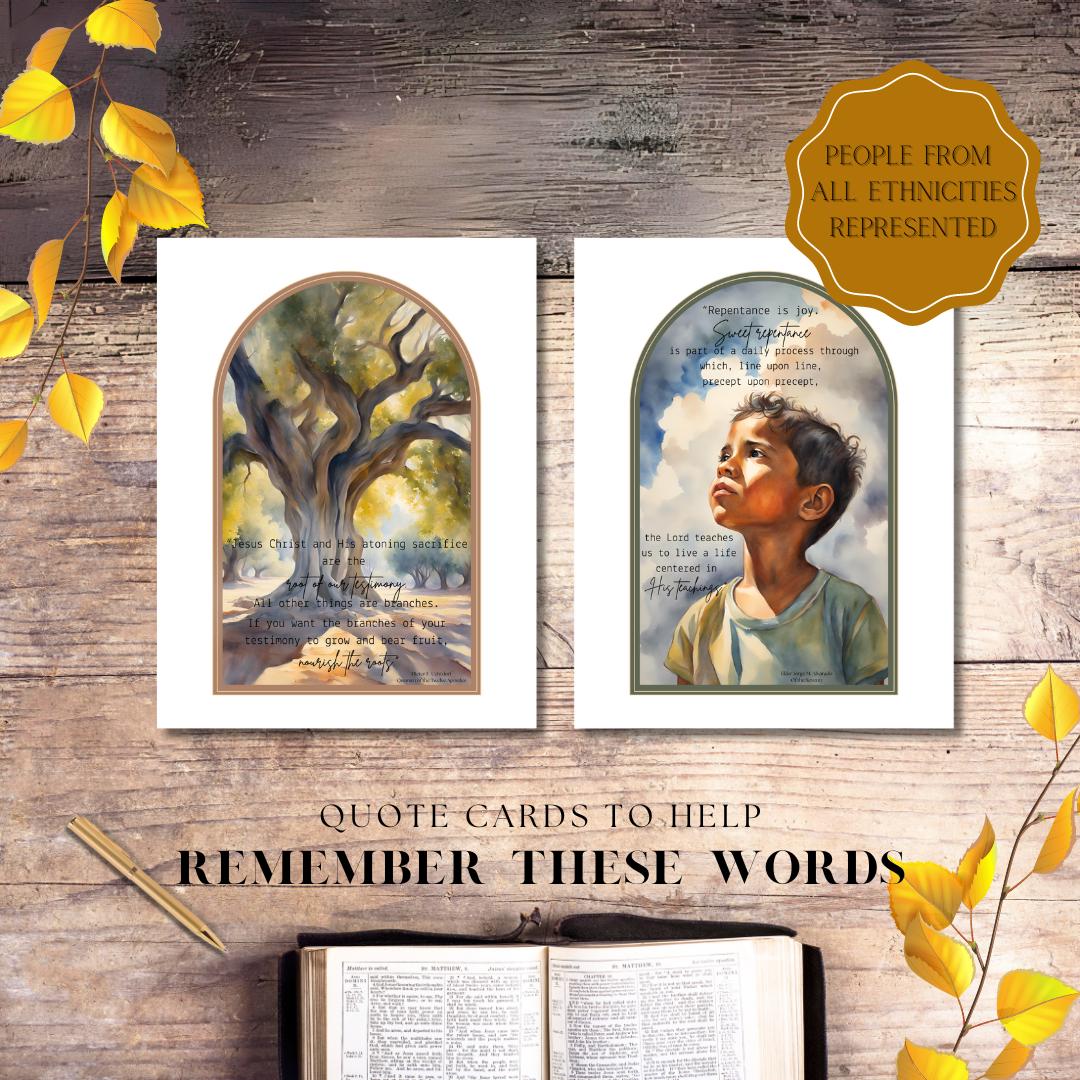 October 2024 General Conference Quote Cards - Etsy