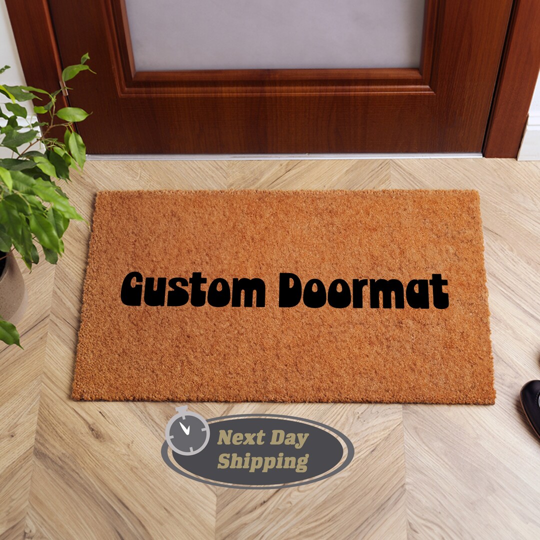 Completely Customizable Doormat, Housewarming Gift, Design Your Own ...