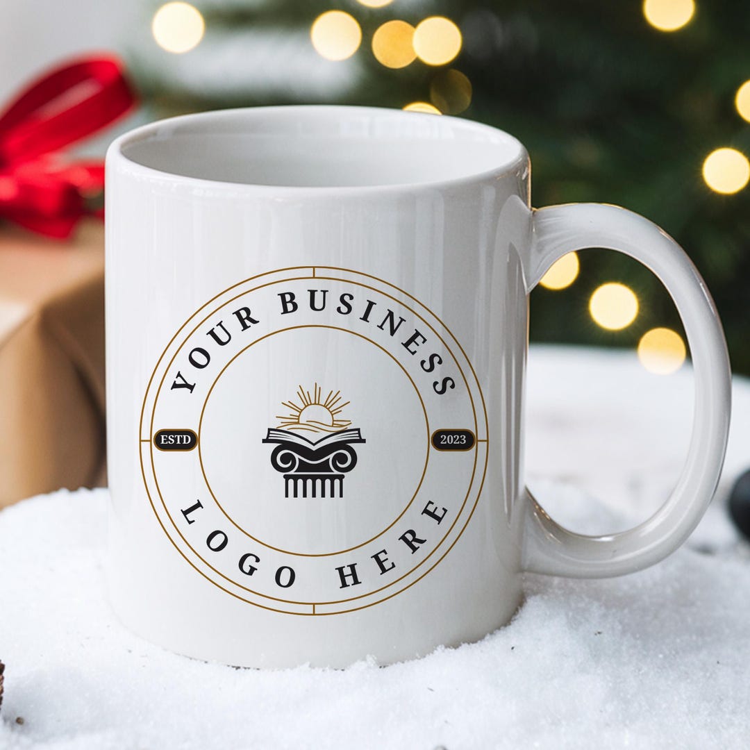 Customizable Logo Mug, Personalized Mug, Custom Coffee Mug, Logo Mug ...