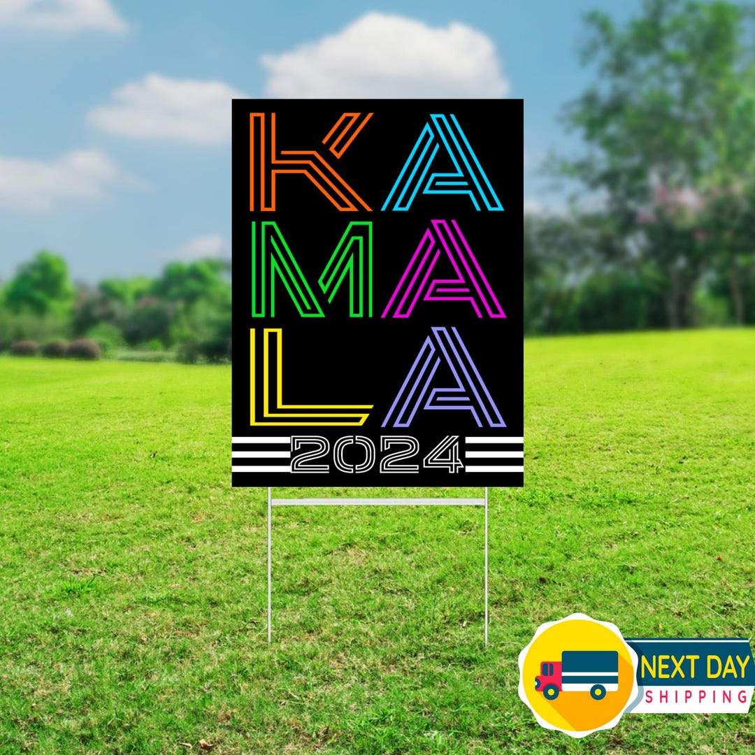 Kamala 2024 Yard Sign, Kamala for President, Kamala Harris Yard Sign ...