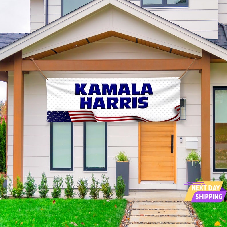 Kamala Harris Banner, Kamala Harris for President 2024, Kamala ...