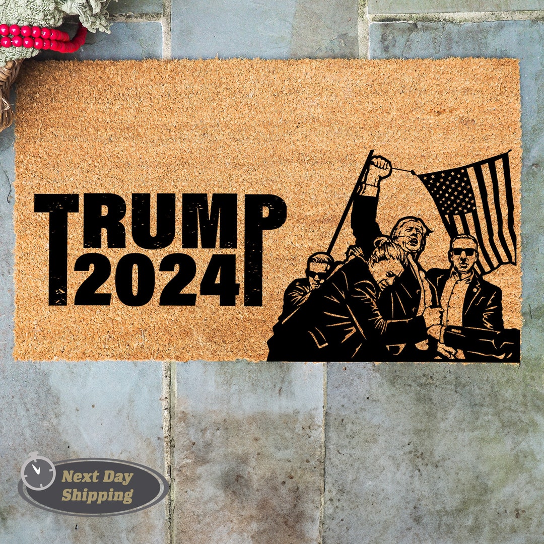 Trump 2024 Doormat, Trump 2024 Welcome Mat, Home Entrance Decor ...