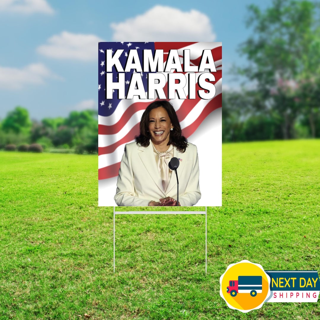 Kamala Harris Yard Sign, Kamala for President, Harris Sign, Democrat ...