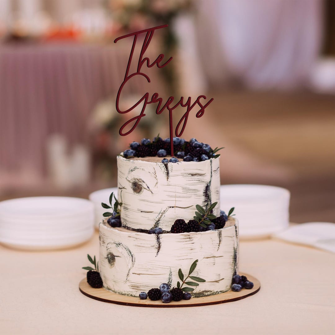 Custom Wedding Cake Topper, Wood Cake Topper, Couple Cake Topper ...