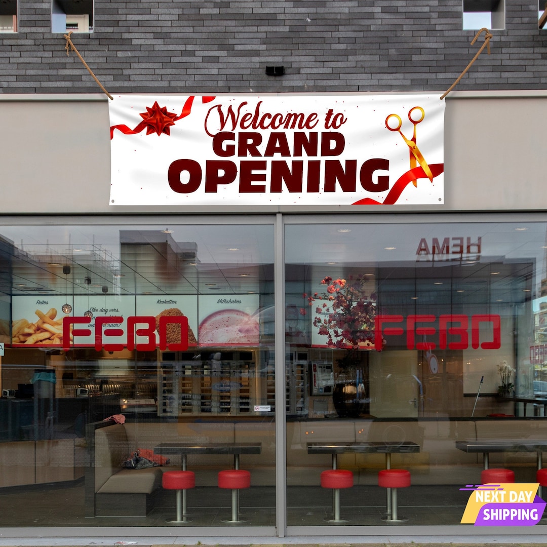 Welcome to Grand Opening Banner, Grand Opening, Grand Opening Banner ...