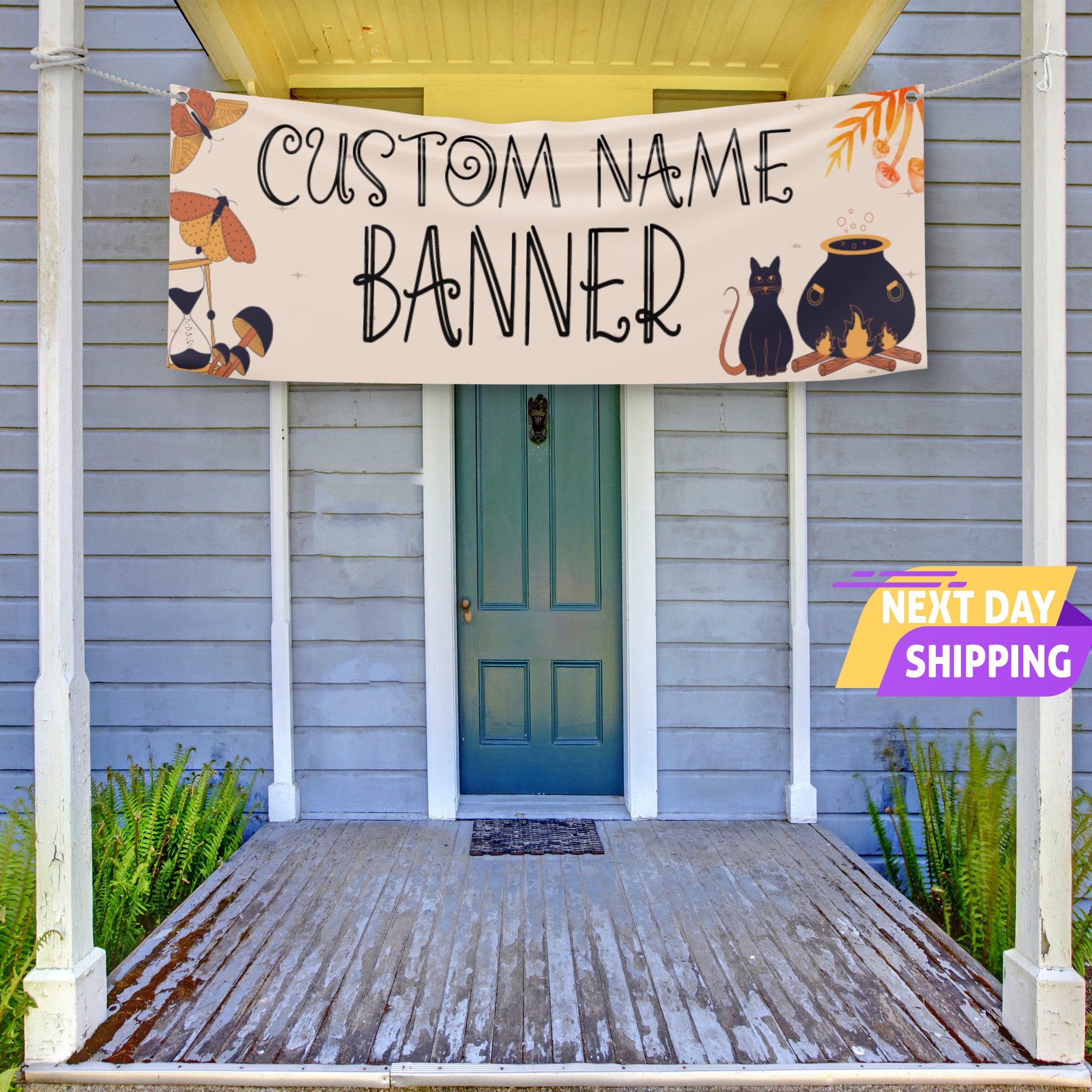 Personalized Banner, Home Banner, Custom Banner, Name Banner, Banner ...