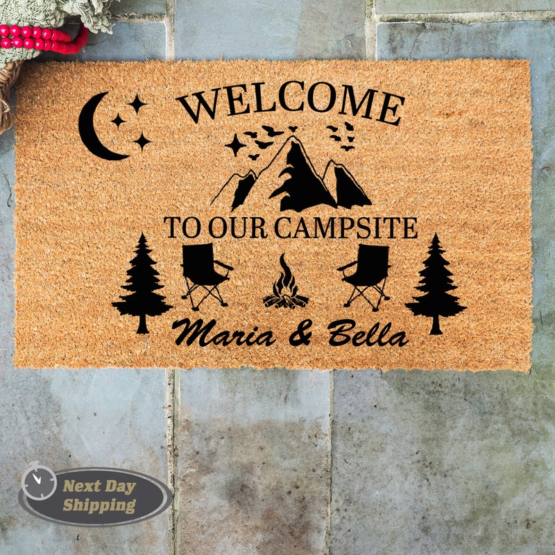 Camper Welcome Mat - Etsy