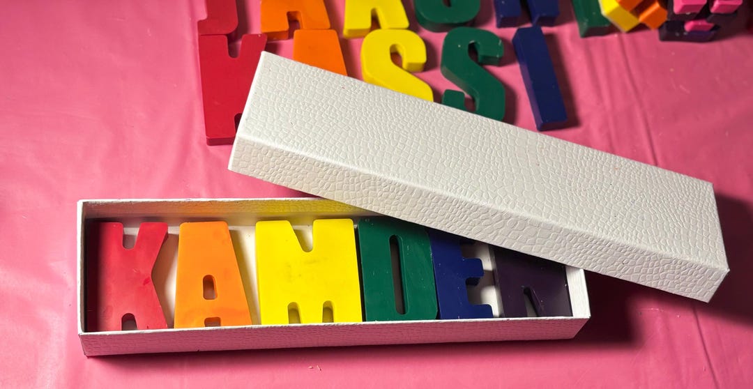 Personalized Crayon Letters-custom Name Crayons for Kids - Etsy