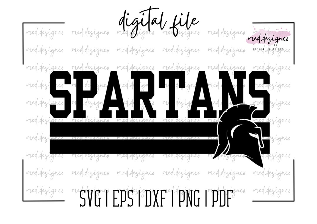Spartans Svg, Spartans Mascot, Spartan, Mascot, Spartans, Team, Spirit ...