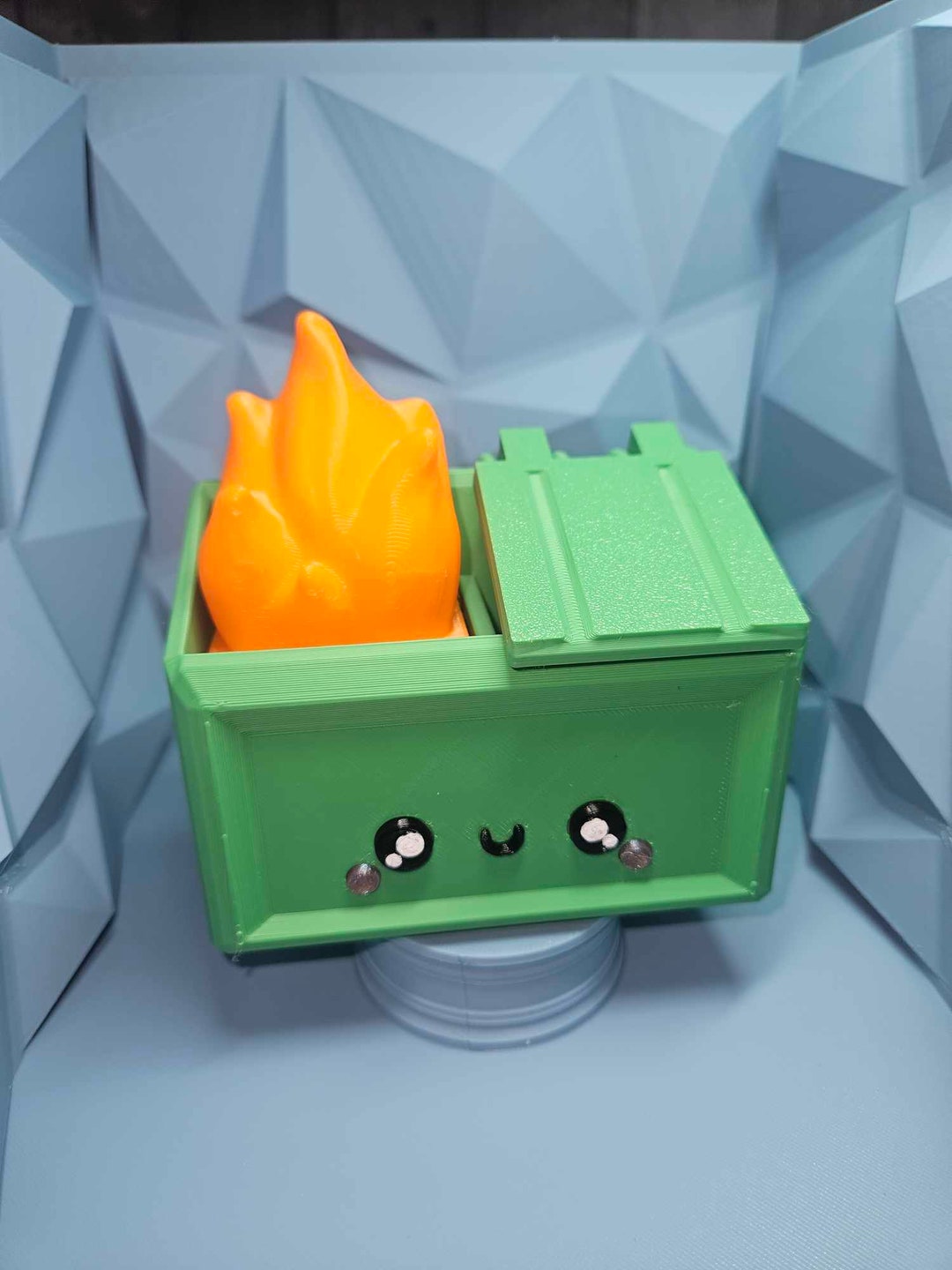 Layers in Green Dumpster Fire Cute Desk Accessories 3D Printed Desk ...