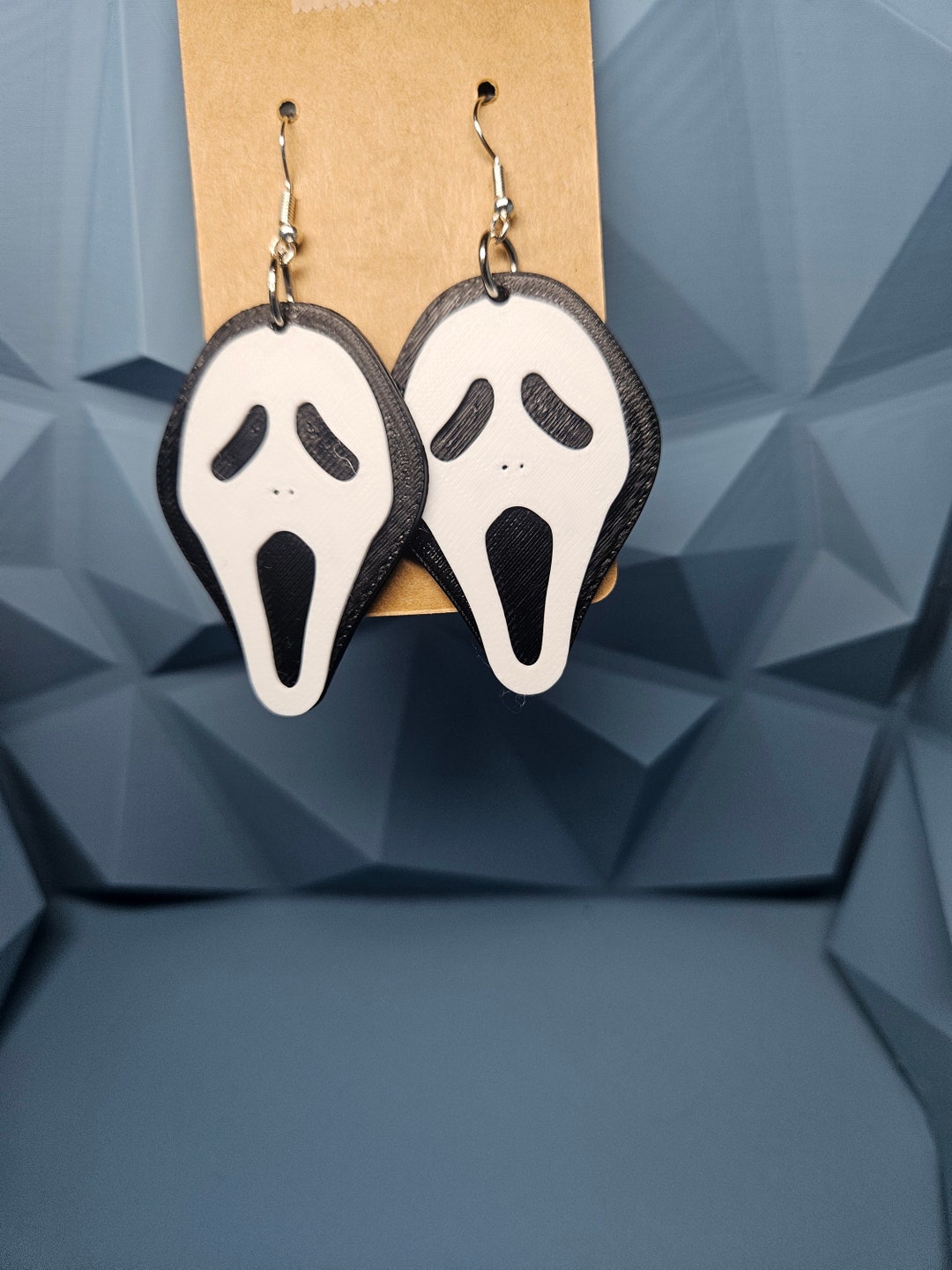 Scream Ghostface Earrings Horror Lover's Earrings Halloween Lover's ...