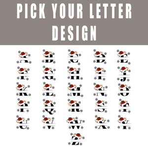 Personalized Letter Name Ornament, Name Ornament, Custom Initial ...
