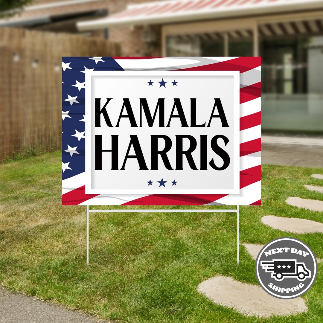 Kamala Harris Yard Sign, Kamala Harris Sign, Vote Harris, Vote 2024 ...