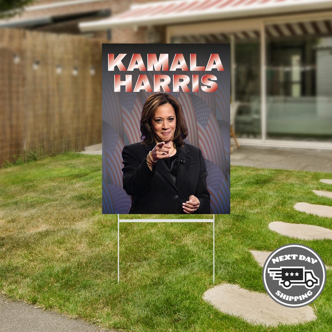 Kamala Harris Yard Sign, Kamala Harris Sign, Vote Kamala, Election 2024 ...