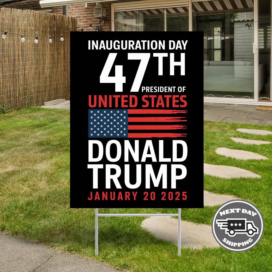 Donald Trump Yard Sign, Republican Sign, Maga Sign, Trump 2024, Outdoor ...