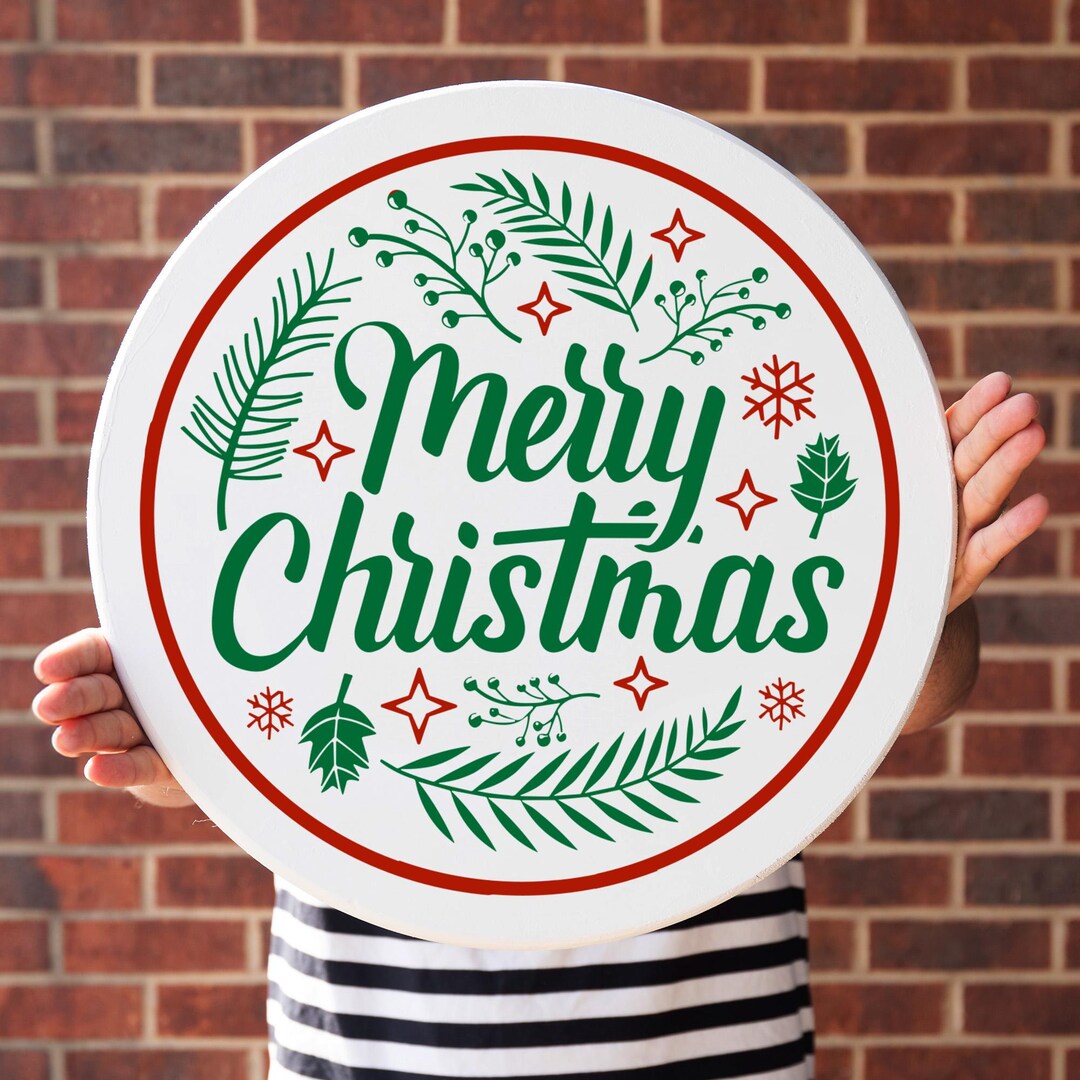Merry Christmas Sign, Wooden Sign, Wall Sign, Wall Decor, Christmas ...