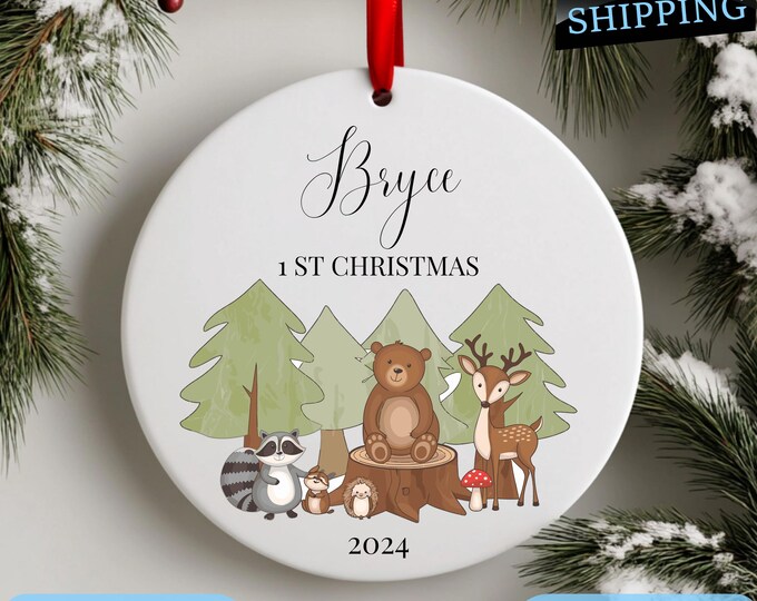 Personalized Letter Name Ornament, Name Ornament, Custom Initial ...