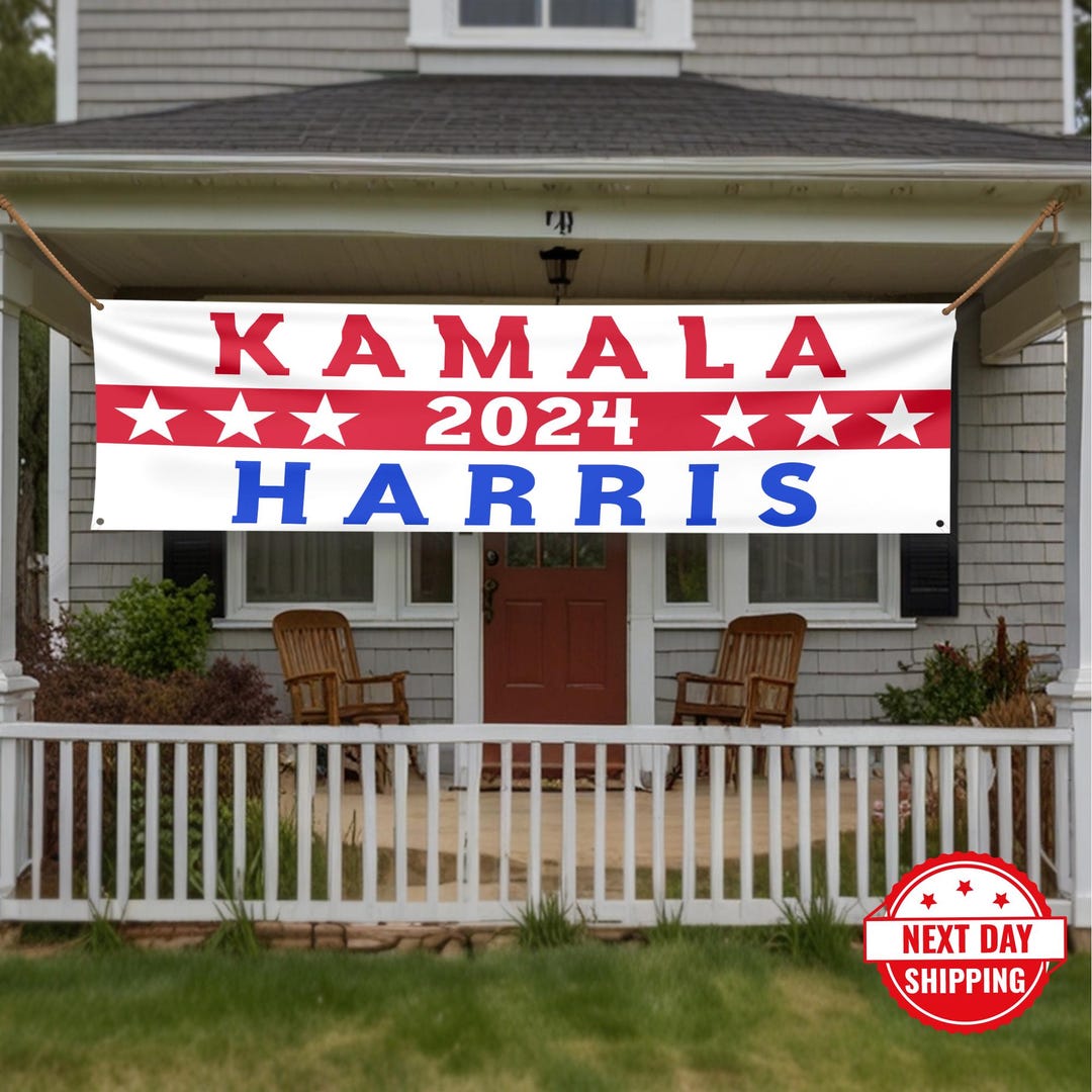 Kamala Harris 2024 Banner, Kamala Banner, Kamala My President, Vote ...