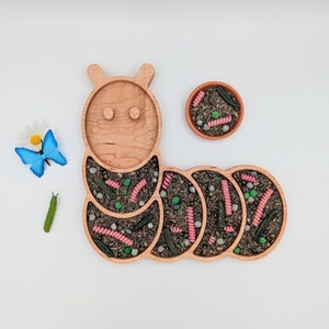 Sensory Play Tray, Caterpillar Sensory Bin Tray, Sensory Boards, Flisat ...
