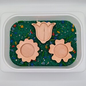 Sensory Play Tray, Mini Flower Sensory Tray, Spring Tray, Kids Sensory ...