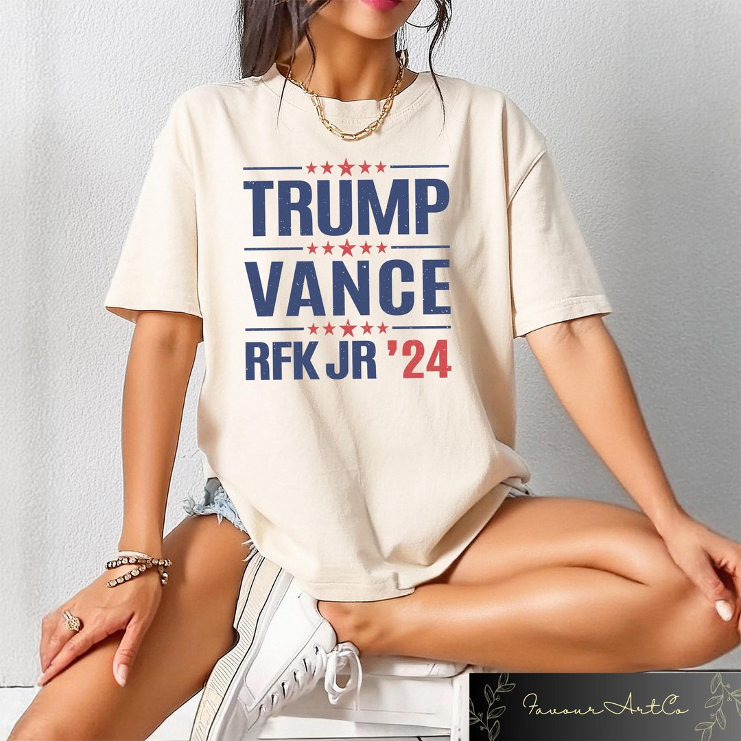 Trump Vance RFK Jr 2024 Shirt, President '24 T-shirt, Retro Comfort ...