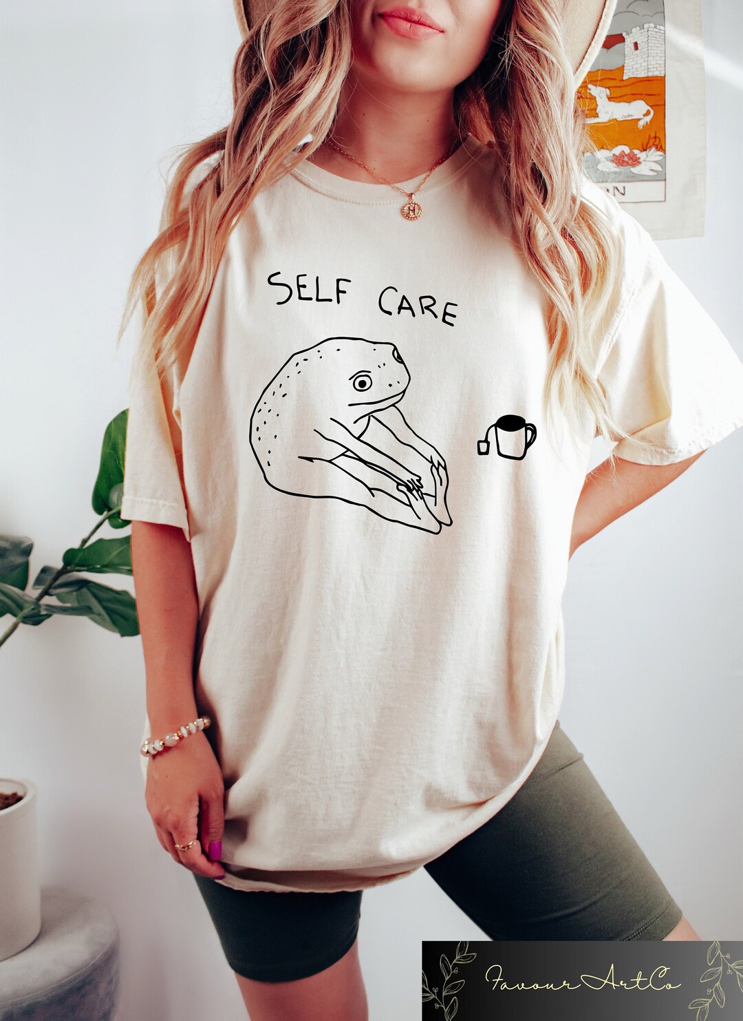 Funny Frog Self Care T-shirt, Funny Frog Self Care Retro T-shirt ...