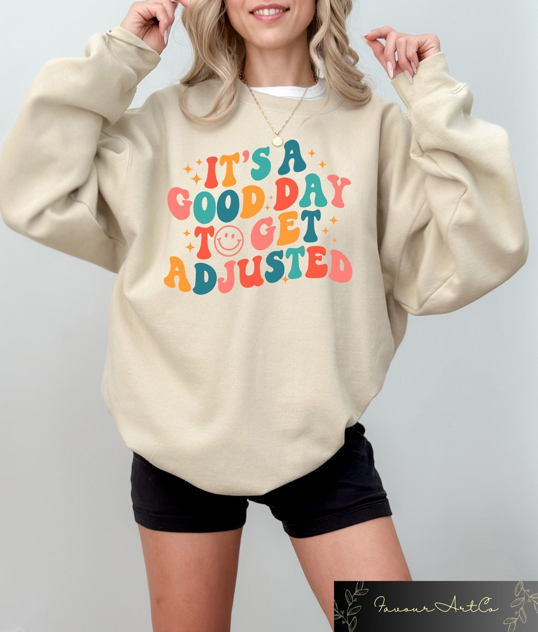 Retro It's A Good Day to Get Adjusted Shirt, Comfort Chiropractic Shirt ...
