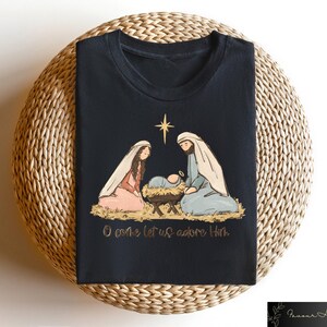 Nativity Scene Sweater, Christian Christmas Sweatshirt, Religious ...