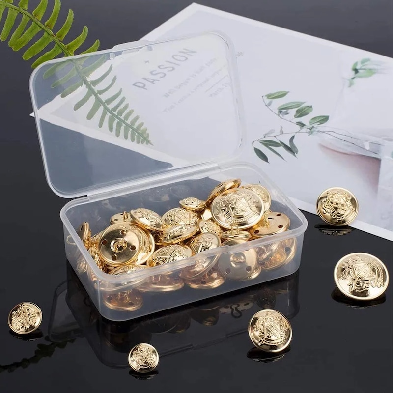 Gold Buttons Mens Blazer - Etsy UK