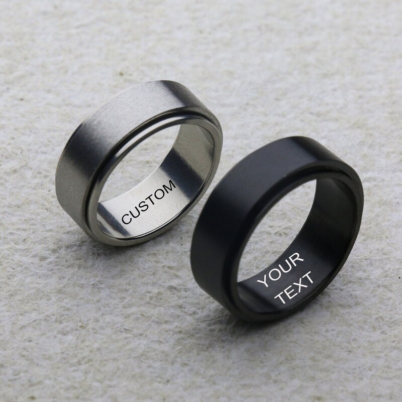 Rotating Rings for Men - Etsy
