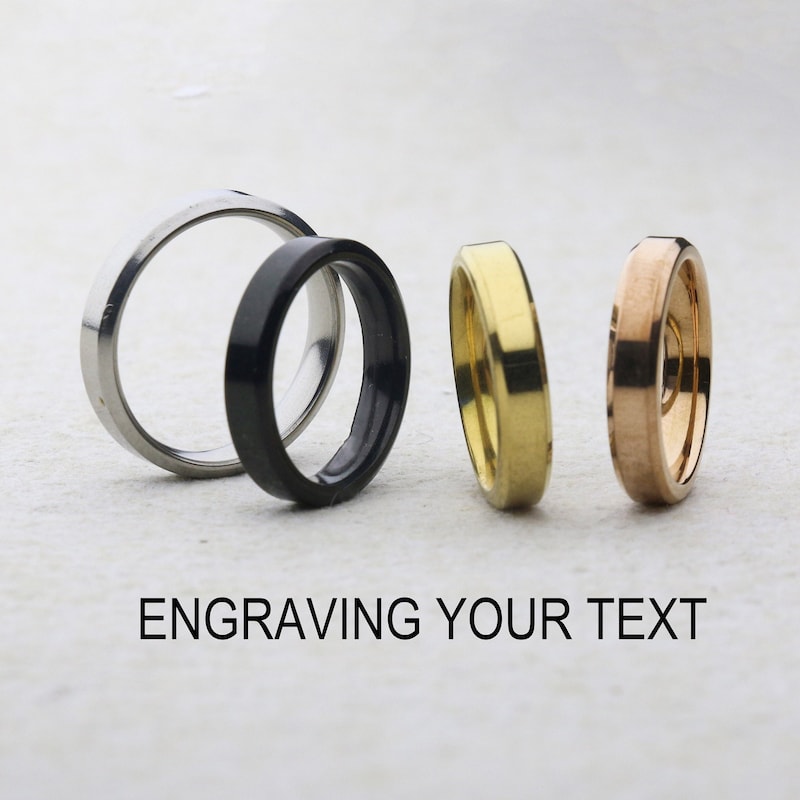 Engraved Ring - Etsy
