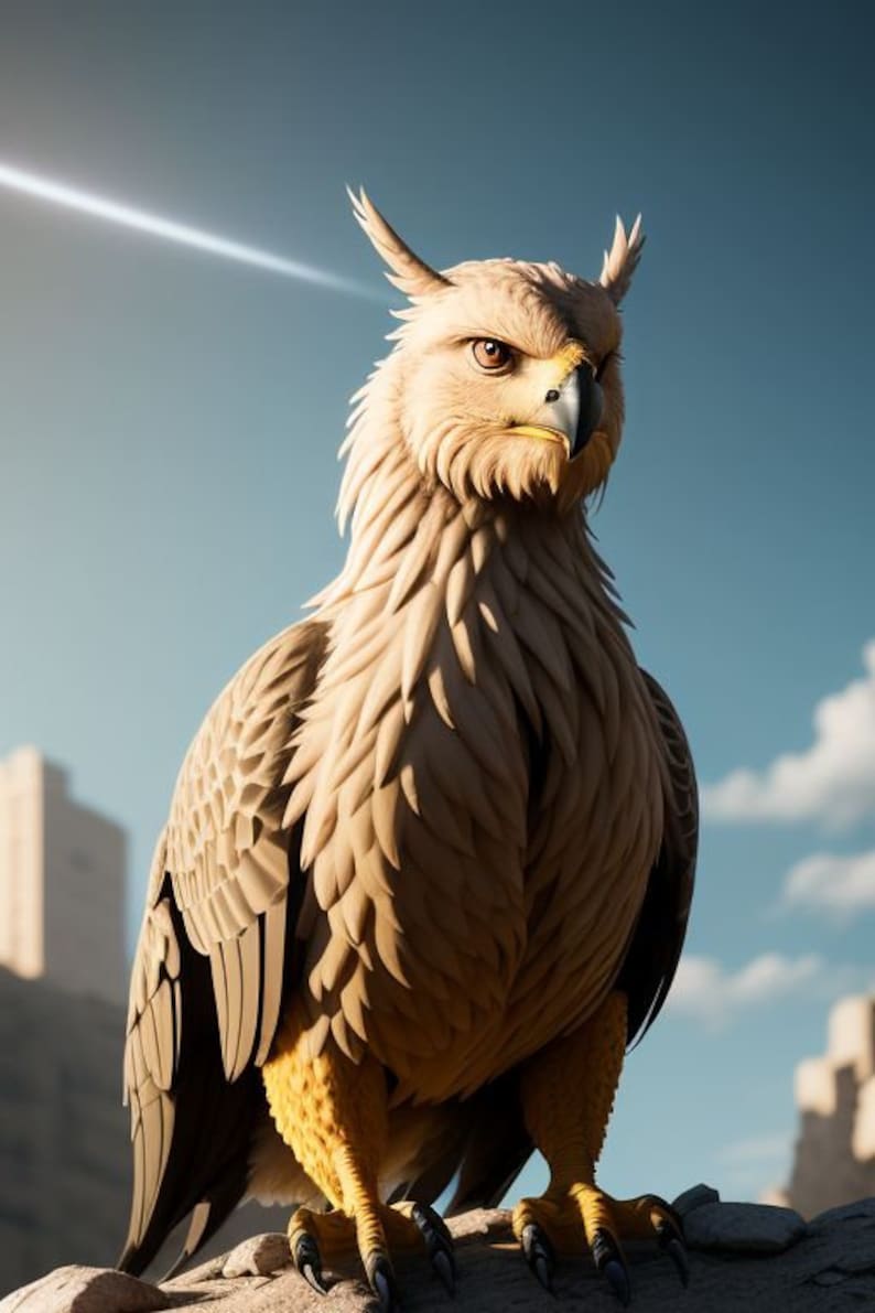 Male Gryphon / Griffin Spirit Companion Conjuring Remote Binding ...