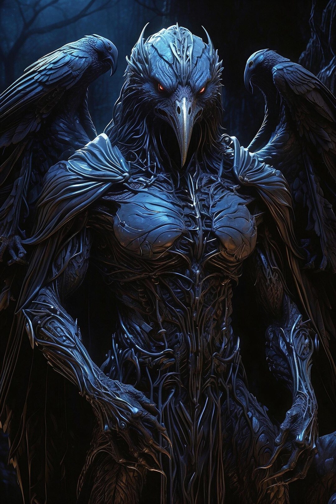 Raven Overlord the Shadow King of Dominion Insight Spirit Companion ...