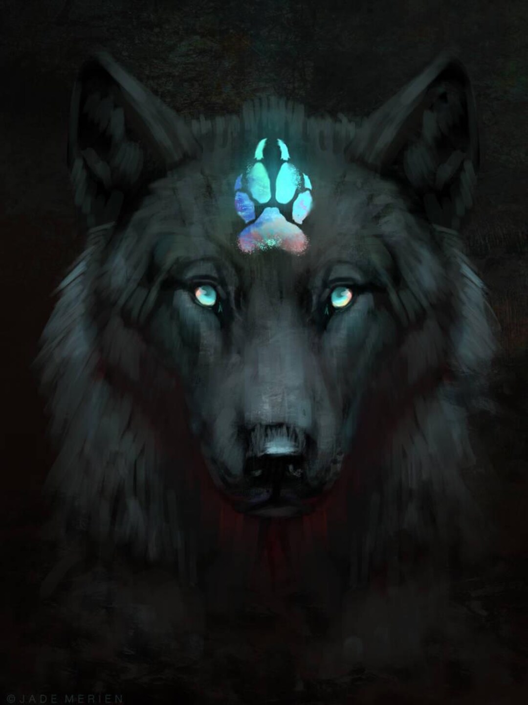 Metaphysical Black Siberian Werewolf Spirit Companion, Shape Shift ...
