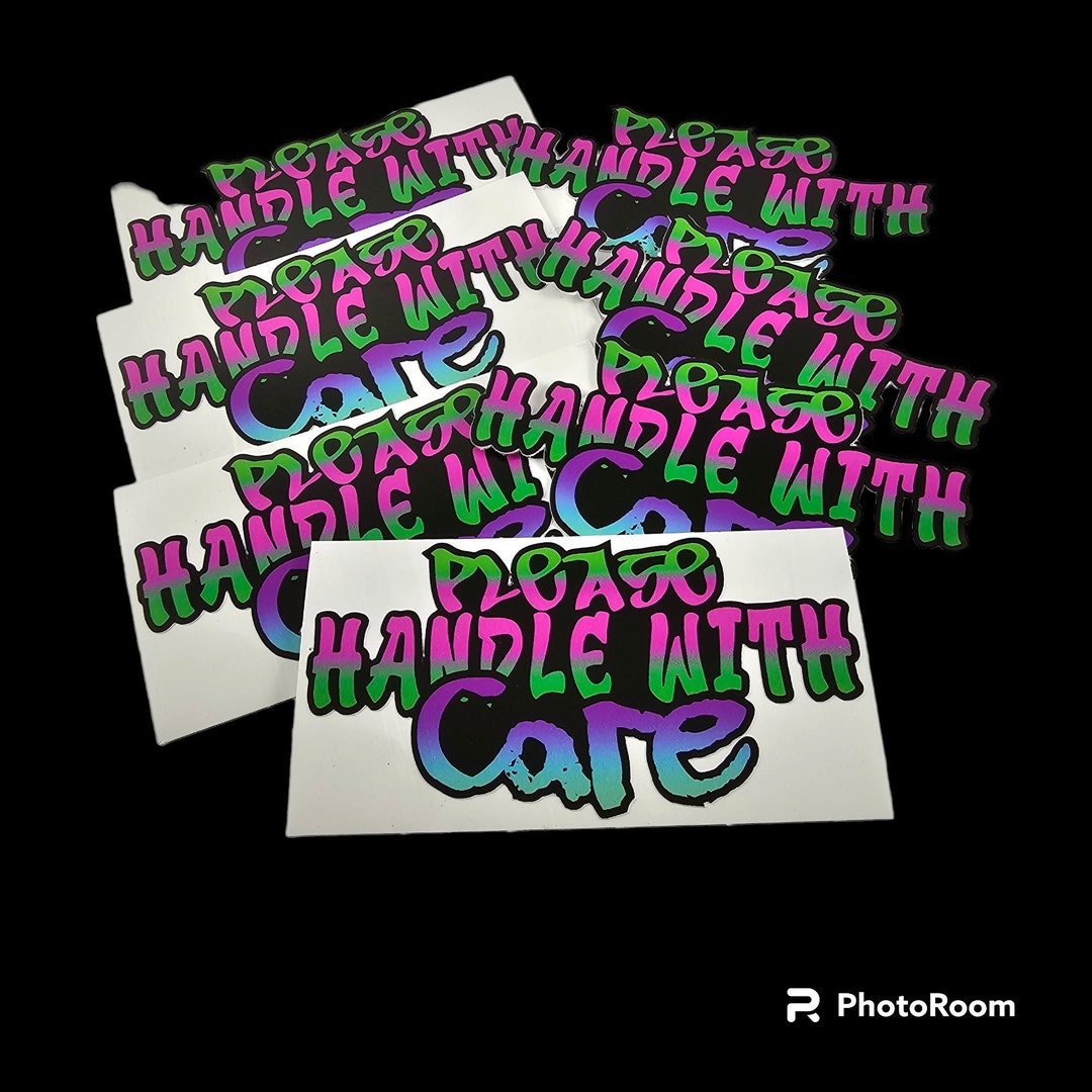 Colorful Graffiti Stickers, Fragile Labels, Buyer Appreciation Handle ...